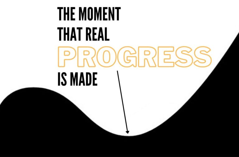 The Moment That Real Progress Is Made